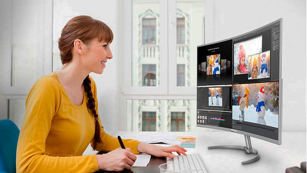 De voordelen van een curved monitor - Coolblue - alles voor een glimlach
