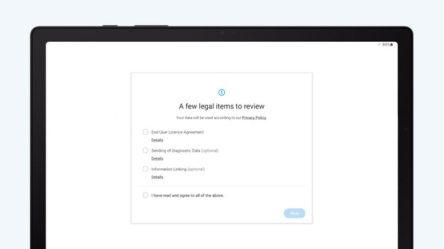 How do you set up a Samsung tablet? - Coolblue - anything for a smile