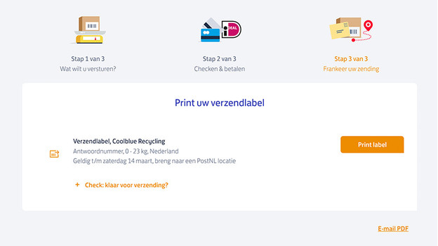 Hoe geef je je oude apparaat mee aan PostNL? - Coolblue - alles voor ...