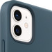 Apple iPhone 12 mini Back Cover met MagSafe Leer Baltisch Blauw ...