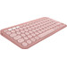 Logitech Pebble Keyboard 2 - K380s Rose Qwerty - Coolblue - Voor 23.59u ...