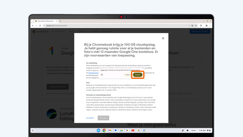 How do you activate free Google advantages on your Chromebook ...