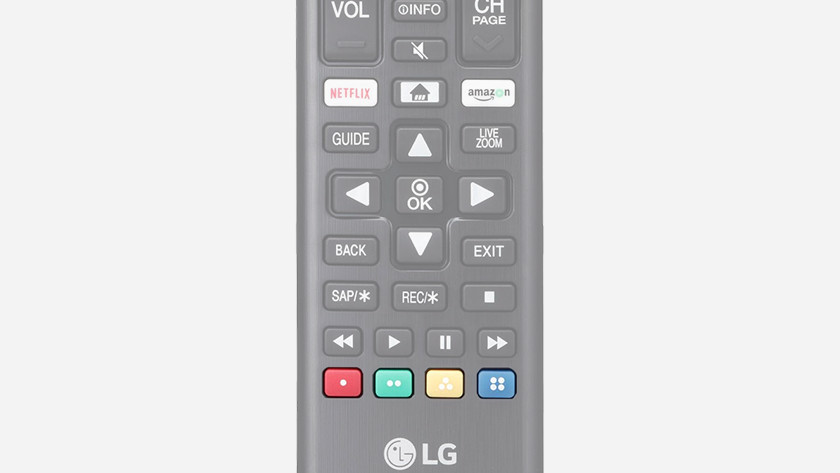 How does the remote of my LG TV work? - Coolblue - anything for a smile