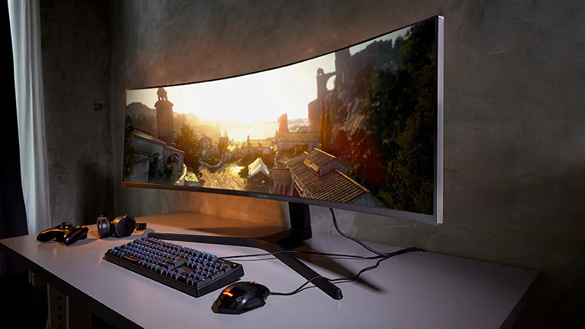 De voordelen van een curved monitor - Coolblue - alles voor een glimlach