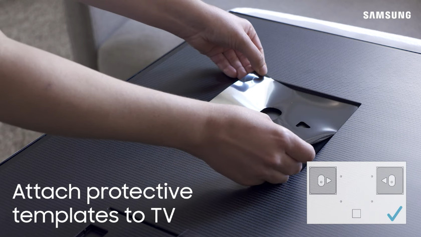 How do you mount the Samsung Slim Fit Wall Mount - Coolblue - anything ...