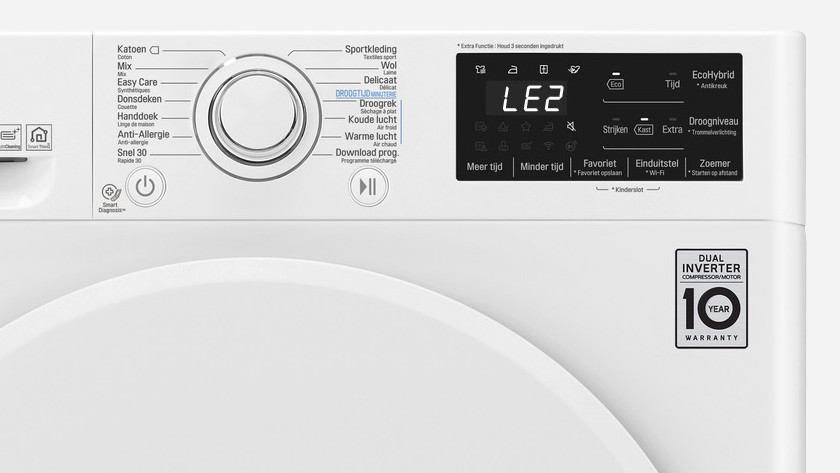How do you fix an LG dryer error? - Coolblue - anything for a smile