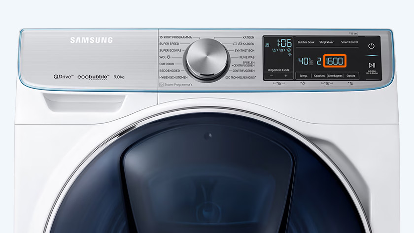 Advice on washing machine RPM - Coolblue - anything for a smile