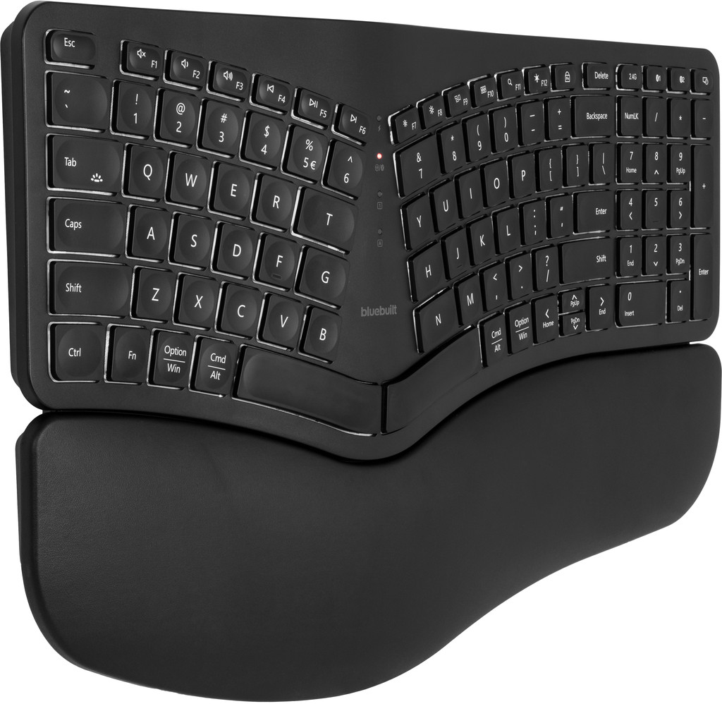 BlueBuilt Wireless Ergonomic Bluetooth Keyboard QWERTY | Coolblue ...
