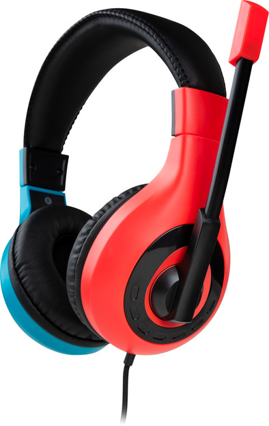 Bigben Wired Stereo Gaming Headset V1 Neon Red & Blue | Coolblue ...