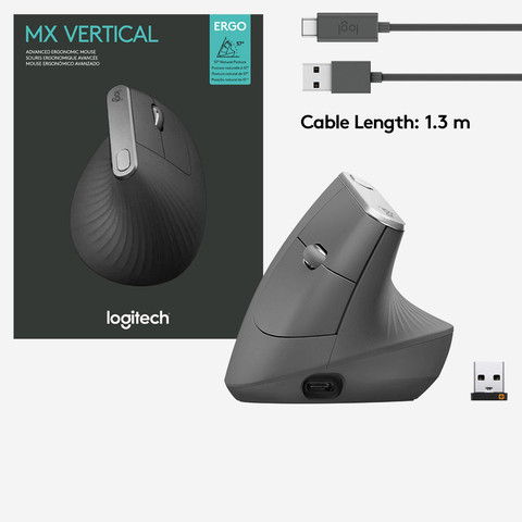 Logitech MX Vertical Ergonomic Mouse | Coolblue | Mice