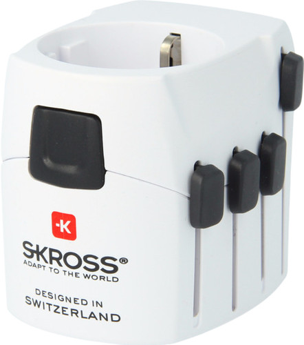 Skross World Travel Adapter Pro - Coolblue - Voor 23.59u, morgen in huis