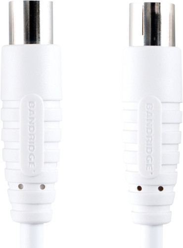Bandridge Digital Coax Antenna Cable 100 dB 7.5 meter White - Coolblue ...