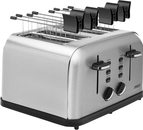 Princess Toaster Steel Style 4 - Coolblue - Voor 23.59u, morgen in huis