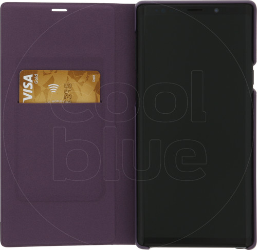 Samsung Galaxy Note 9 LED View Cover Book Case Paars - Coolblue - Voor ...