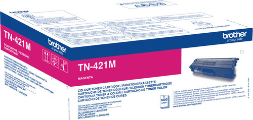 Brother TN-421 Toner Magenta - Coolblue - Voor 23.59u, morgen in huis