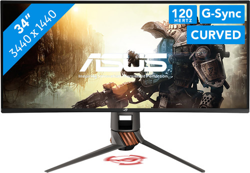 Asus ROG Swift PG349Q - Coolblue - Voor 23.59u, morgen in huis