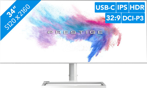 MSI Prestige PS341WU - Coolblue - Voor 23.59u, morgen in huis