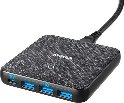 Anker Charger without Cable with 4 USB Ports 45W Power Delivery ...