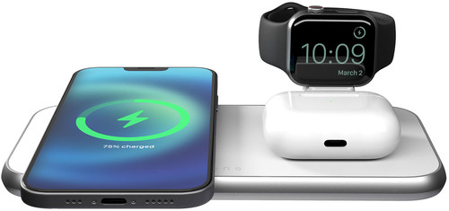 ZENS 3-in-1 Draadloze Oplader 15W voor MagSafe Wit - Coolblue - Voor 23 ...