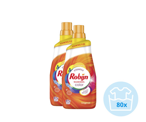 Robijn Klein & Krachtig Color Detergent - Quarter Package - Coolblue ...