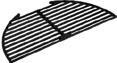 Big Green Egg Cast Iron Half Moon Grid L - Coolblue - Voor 23.59u ...