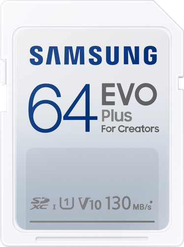 Samsung EVO Plus 64GB, SDXC, UHS-I, U1, 130MB/s, FHD, Memory Card(MB ...