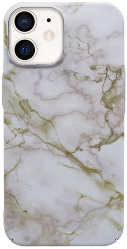 BlueBuilt Soft Pink Marble Hard Case Apple iPhone 12 Mini Back Cover ...