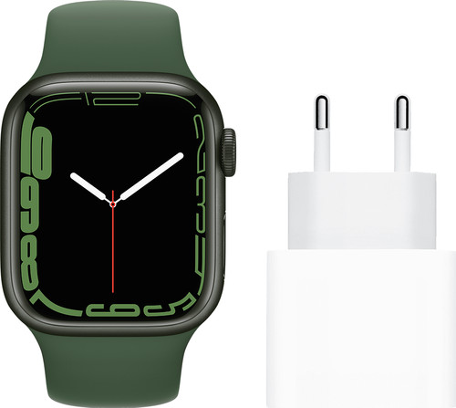 Apple Watch Series 7 4G 41mm Groen Aluminium Groene Sportband + Apple ...
