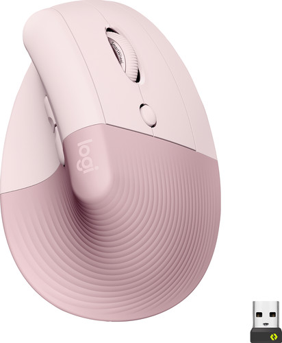 Logitech Lift Verticale Ergonomische Muis Roze - Coolblue - Voor 23.59u ...