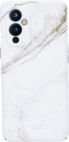 BlueBuilt White Marble Hard Case OnePlus 9 Back Cover - Coolblue - Voor ...