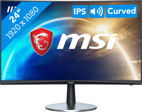 MSI PRO MP242C - Coolblue - Monitoren