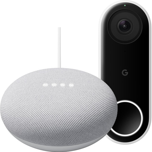 Google Nest Mini White + Google Nest Hello - Coolblue - Before 23:59 ...