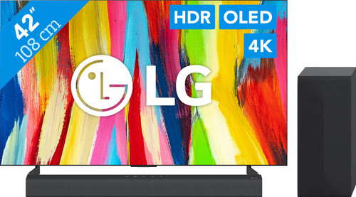 LG OLED42C24LA (2022) + Soundbar - Televisions - Coolblue
