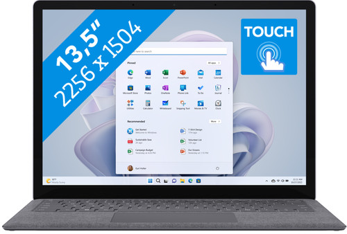 Microsoft Surface Laptop 5 13 inches i5/8GB/256GB Platinum - Coolblue ...