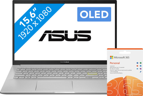 Asus Vivobook 15 OLED K513EA-L11387W + 1 jaar Office 365 Personal ...