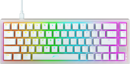Xtrfy K5 Transparent Gaming Keyboard QWERTY White - Coolblue - Before ...
