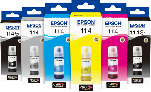 Epson 114 Inktflesje 6-kleuren bundel - Coolblue - Voor 23.59u, morgen ...