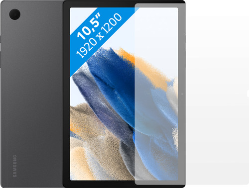Samsung Galaxy Tab A8 64GB Wifi en 4G Grijs + BlueBuilt Screenprotector ...