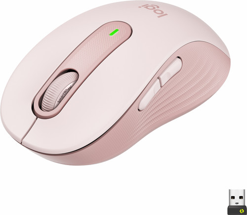 Logitech Signature M650 L Wireless Mouse Pink - Coolblue - Before 23:59 ...