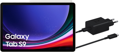 Samsung Galaxy Tab S9 11 inches 128GB WiFi Cream + Charger Pack ...