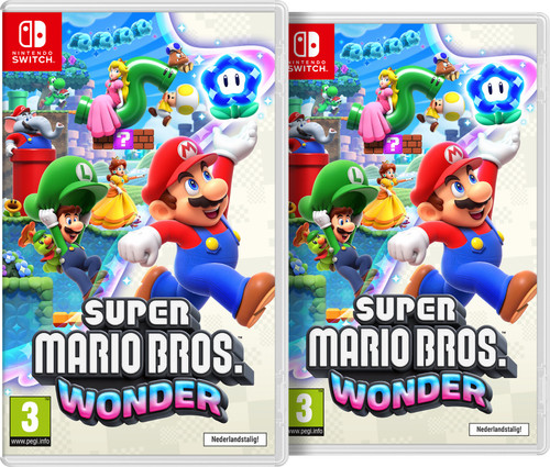 Super Mario Bros. Wonder Duo Pack - Coolblue - Voor 23.59u, morgen in huis