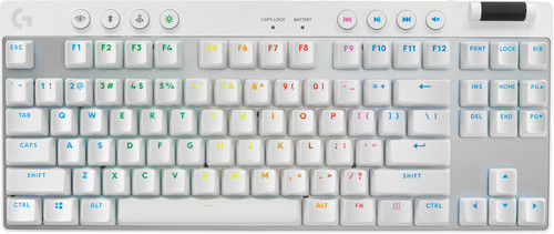 Logitech G PRO X TKL LIGHTSPEED Gaming Keyboard QWERTY White - Coolblue ...