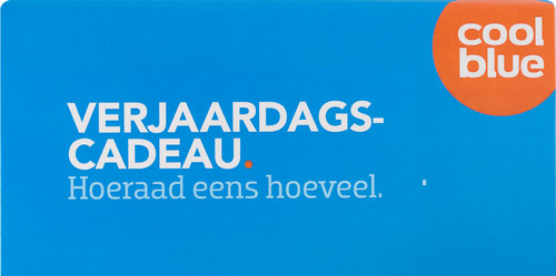 Cadeaubon Verjaardag 100 euro - Coolblue - Voor 23.59u, morgen in huis