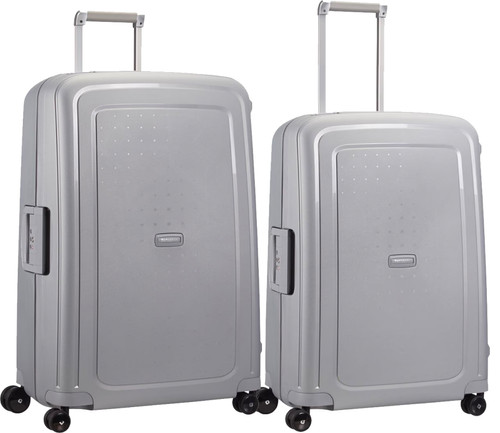 Samsonite S'cure Spinner 75+69 Silver kofferset - Coolblue - Voor 23 ...