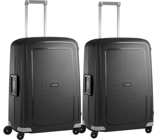 Samsonite S'Cure Spinner 69cm Black Duo Kofferset - Coolblue - Voor 23 ...