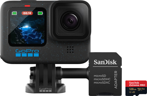 GoPro HERO 12 Black + 128GB SD Memory Card - Coolblue - Before 23:59 ...