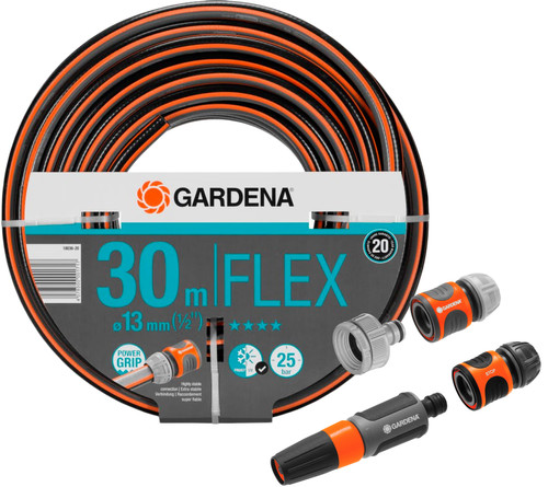 Gardena Comfort FLEX 1/2 30m + Adapters - Coolblue - Before 23:59 ...