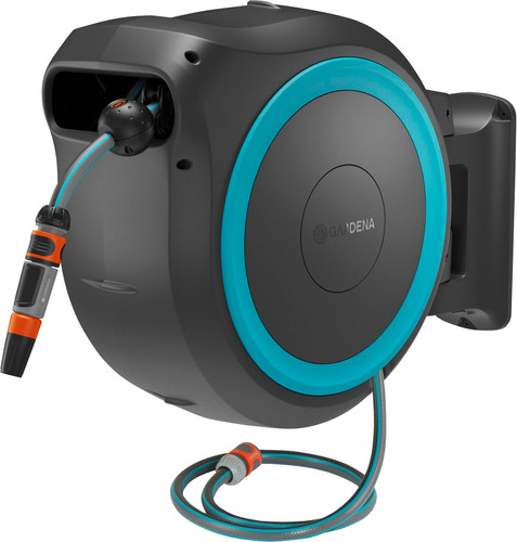 Gardena Wall-Mounted Hose Box PowerRoll XL P4A Set - Coolblue - Before ...