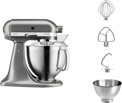 KitchenAid 5KSM185PSEMS Medallion Silver - Coolblue - Before 23:59 ...