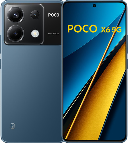 POCO X6 256GB Blauw 5G - Coolblue - Voor 23.59u, morgen in huis